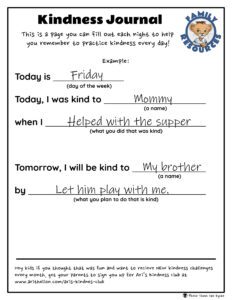 Kindness Journal | Ari The Lion - Teaching Kids Kindness